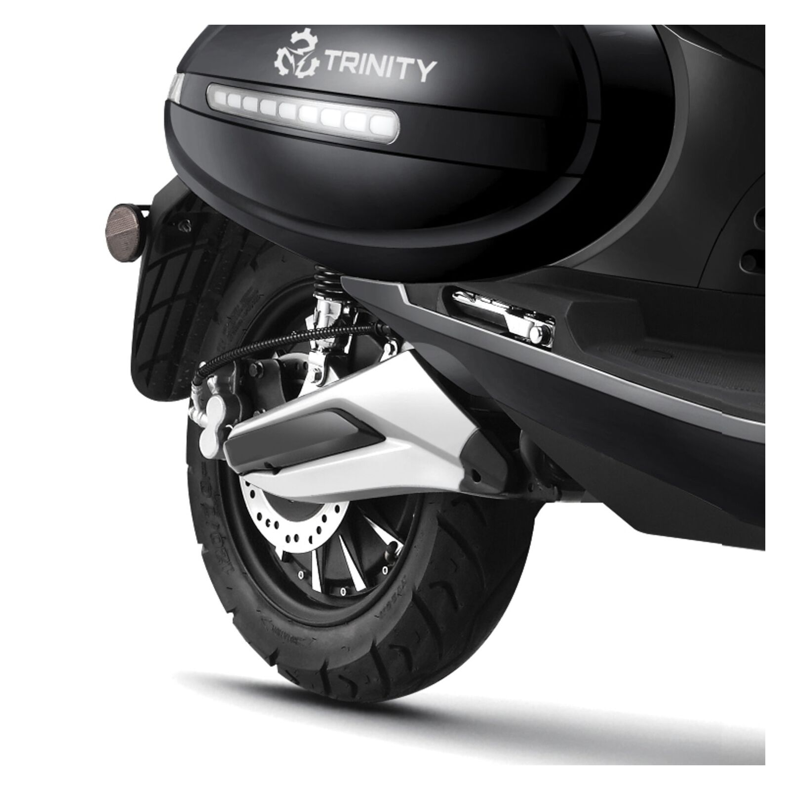 Elektroroller TRINITY Uranus RS 100 km/h schwarz-rot